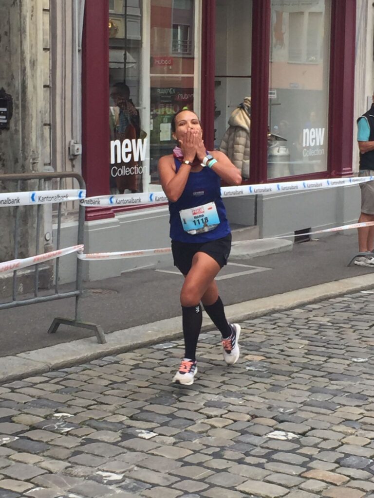 Maria Gerber am Luzerner Stadtlauf 2021 - Turnverein Root